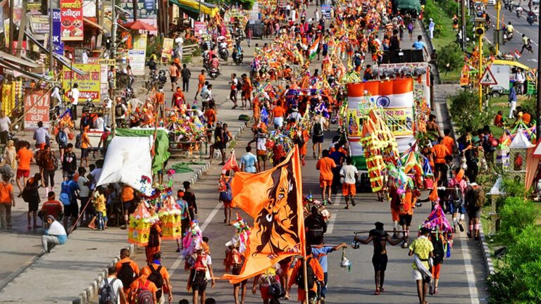 Divine Steps of the Kanwar Yatra